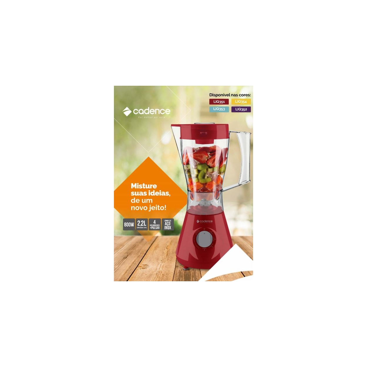 Liquidificador Cadence LIQ351 Trapeze