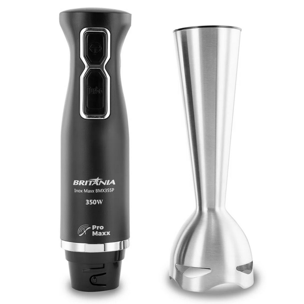 Mixer Inox Maxx Britânia Bmx 355P 220V Preto Inox - Eletrolar