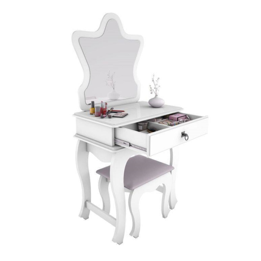 Penteadeira Baby 7200 Luxo Jb Bechara Branco - Eletrolar