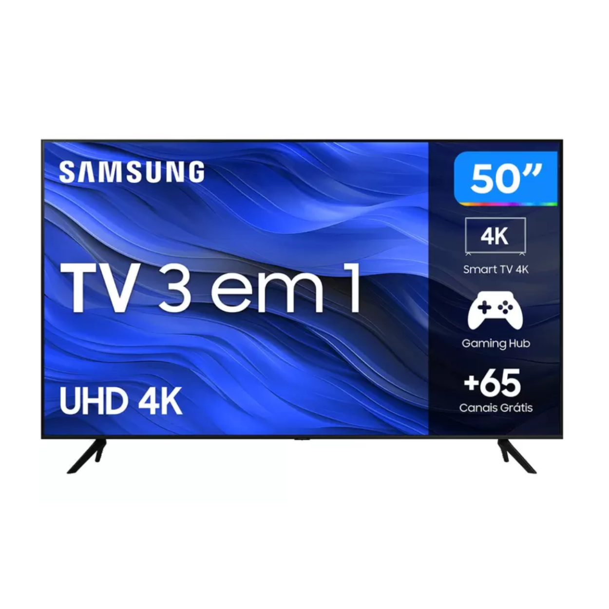 Televisor Smart 50P Uhd Samsung 4K Preto - Eletrolar