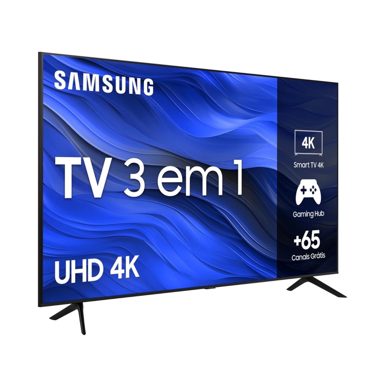 Televisor Smart 55P Uhd 4K Samsung Cryst Preto - Eletrolar